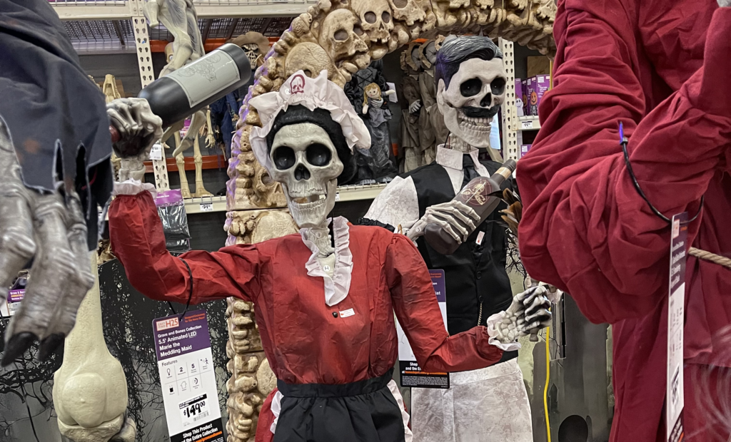 Grave and Bones Halloween Animatronic Collection from Home Depot